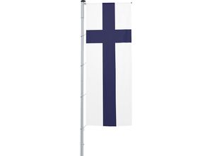 4046675481245 - Mannus Auslegerflagge Länder-Fahne Format 12 x 3 m Finnland