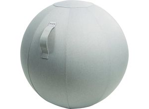 4260534591030 - VLUV LEIV Sitzball Stoffbezug in Canvas-Optik 700 - 750 mm silbergrau