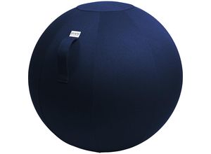 4260534591405 - VLUV LEIV Sitzball Stoffbezug in Canvas-Optik 700 - 750 mm royalblau