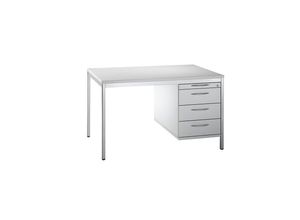 4260429761319 - LENA - Unterschrank HxBxT 540 x 434 x 800 mm 1 Utensilienschub 3 Materialschübe lichtgrau kaiserkraft