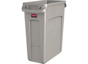 0086876227918 - Wertstoffsammler Abfalleimer SLIM JIM® Volumen 60 l mit Lüftungskanälen beige ab 10 Stk Rubbermaid