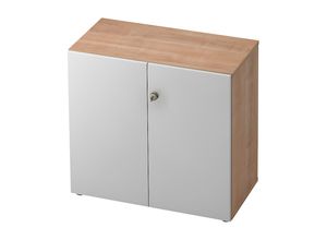 4032062178348 - ANNY-AC - Aktenschrank mit Akustik-Rückwand HxBxT 748 x 800 x 420 mm 1 Fachboden Nussbaum-Dekor