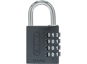 4003318823787 - ABUS Zahlenschloss Aluminium 144 40 Lock-Tag VE 6 Stk schwarz