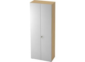 4032062178607 - ANNY-AC - Aktenschrank mit Akustik-Rückwand HxBxT 2156 x 800 x 420 mm 5 Fachböden Ahorn-Dekor