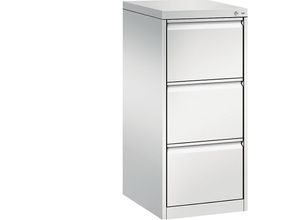 4025314217971 - Karteikartenschrank ACURADO 1-bahnig 3 Schübe lichtgrau