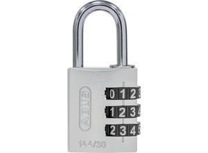 4003318809309 - ABUS Zahlenschloss Aluminium 144 30 Lock-Tag VE 6 Stk silber