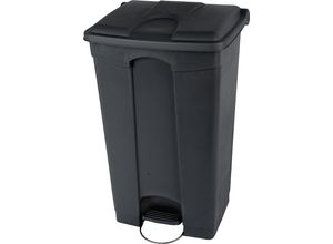 4897020624363 - Tretabfallsammler aus Rezyklat antibakteriell Volumen 90 l HxBxT 820 x 420 x 500 mm schwarz ab 2 Stk