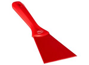 5705022004634 - Vikan Nylon Handschaber 100 mm Handkratzer zur Entfernung von hartnäckigen Verschmutzungen Farbe rot