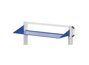 4014641240578 - Ablageboden neigungsverstellbar Einhängewinkel nach oben Breite 1250 mm Tiefe 250 mm blau