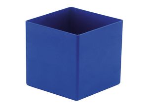 4031022026965 - Einsatzkasten Höhe 90 mm blau LxB 99 x 99 mm VE 50 Stk