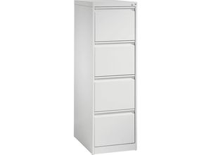 4025314218480 - Karteikartenschrank ACURADO 1-bahnig 4 Schübe lichtgrau C+P