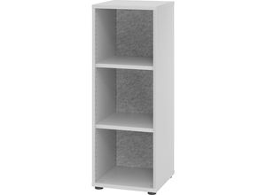 4032062177921 - ANNY-AC - Regal mit Akustik-Rückwand HxBxT 1100 x 400 x 400 mm 2 Fachböden lichtgrau kaiserkraft