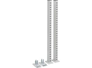 6416763089833 - Rasterrohrpaar Treston für TED-Arbeitstische bis 90 kg B 70 x T 100 x H 793 mm Stahl hellgrau