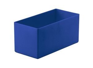 4031022026804 - Einsatzkasten Höhe 90 mm blau LxB 198 x 99 mm VE 50 Stk