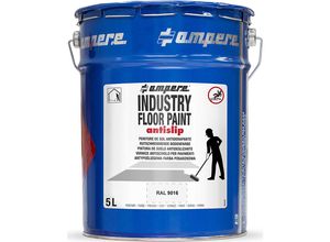 3495880000207 - ampere Bodenmarkierungsfarbe Industry Floor Paint antislip® Inhalt 5 l weiß