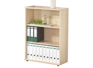 4260267322369 - PETRA - Regal HxBxT 1115 x 800 x 362 mm Ahorn-Dekor kaiserkraft