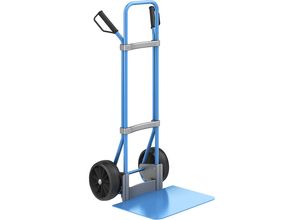 4061753077370 - eurokraft pro Sackkarre blau Schaufel-BxT 450 x 500 mm blau Vollgummibereifung ab 5 Stk