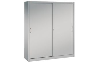 4063332004692 - C+P Schiebetürenschrank Acurado H1950xB1600xT400mm Korpus Weißaluminium Fronten Weißaluminium Anzahl Fächer 6