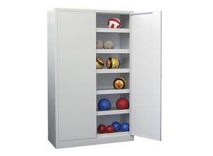 4055955089019 - Ball-Flügeltürschrank Höhe 1950 mm mit Vollblech-Türen Breite 1000 mm grau