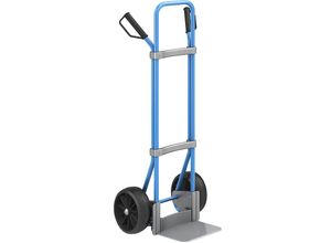 4061753077448 - eurokraft pro Sackkarre blau Schaufel-BxT 280 x 250 mm verzinkt Vollgummibereifung ab 5 Stk