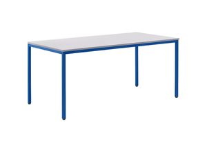 8697837504799 - eurokraft basic Mehrzwecktisch HxBxT 720 x 1600 x 800 mm Platte lichtgrau Gestell enzianblau