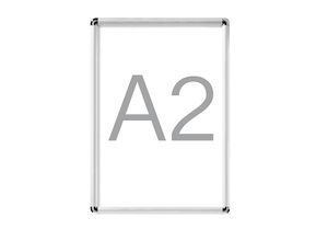 8595578347999 - Display-Klapprahmen Aluminium VE 2 Stk für DIN A2