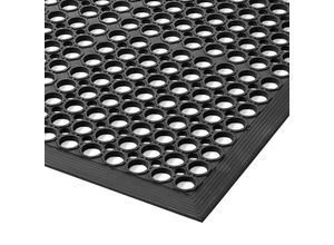 0662641713475 - Arbeitsplatzmatte für mittlere Beanspruchung für trockene oder nasse Bereiche Stärke 127 mm allgemeiner Bereich LxB 1520x910 mm schwarz