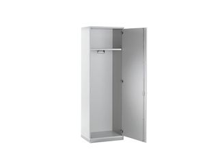 4260429761593 - LENA - Garderobe 1 Fachboden 1 ausziehbare Kleiderstange lichtgrau kaiserkraft