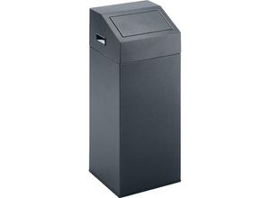 4061753275639 - eurokraft pro Wertstoffsammler selbstlöschend Volumen 45 l BxHxT 320 x 790 x 320 mm antik-silber