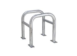 4055381460840 - Rammschutz für Pfosten verzinkt HxBxT 600 x 520 x 520 mm kaiserkraft