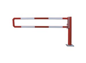 4046675321763 - Mannus Drehbare Wegesperre lichte Weite 1 m feuerverzinkt zus pulverbeschichtet rot