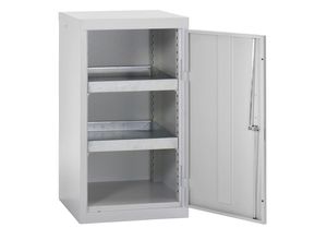 4031068143992 - Umweltschrank ohne Türlochung HxBxT 900 x 500 x 500 mm 2 Wannenböden lichtgrau   lichtgrau kaiserkraft