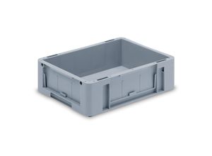 4051513001424 - Euronorm-Stapelbehälter Außen-LxBxH 400 x 300 x 120 mm grau VE 6 Stk kaiserkraft