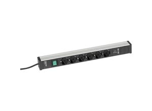 6416763090013 - Steckdosenleiste 468 1 6-fach 2 x USB A An Aus-Schalter 45 m langes Kabel 16 A 250 V B 468 x T 44 x H 52 mm Aluminium