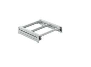 7612269051070 - LISTA Auszugrahmen BxT 1290 x 1260 mm Fachlast 800 kg 100% ausziehbar lichtgrau