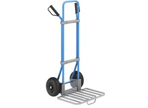 4061753078001 - eurokraft pro Sackkarre blau Paketschaufel-BxT 430 x 450 mm verzinkt mit Griff Luftbereifung ab 5 Stk