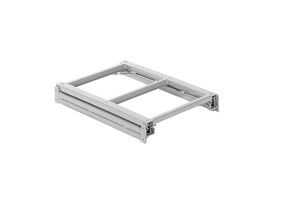 7612269016062 - LISTA Auszugrahmen BxT 890 x 1260 mm Fachlast 800 kg 100% ausziehbar lichtgrau