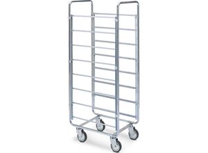7330726310675 - ESD-Tablett- und Kistenwagen LxBxH 670 x 465 x 1585 mm für 8 Kisten ab 5 Stk