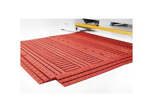 5060103535552 - COBA Kunststoff-Bodenrost Polyethylen LxB 1200 x 600 mm VE 5 Stück rot