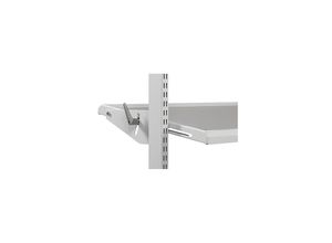 6416763071661 - Neigbarer Ablageboden ESD lichtgrau Tiefe 505 mm für Tischtiefe 750 mm Treston
