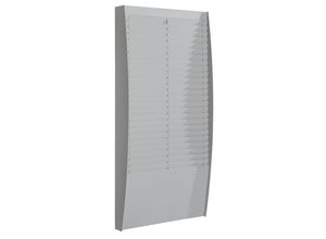 3660141170177 - Paperflow - Prospekthalter 544 x 112 x 129 cm (b x h x t) din A4 Polystyrol grau 50 Fächer Verwendung für Papierformat din A4