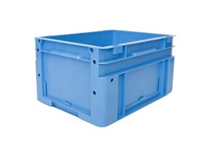 4051513001455 - Euronorm-Stapelbehälter Außen-LxBxH 400 x 300 x 220 mm blau VE 4 Stk