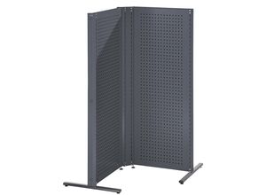 4014641154844 - Industrie-Trennwandsystem Eck-Kombination linksseitig 90° anthrazitgrau ANKE