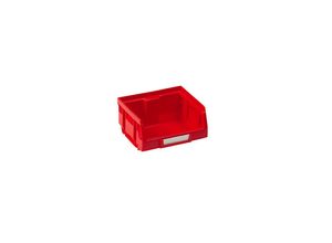 8029926000019 - Sichtlagerkasten aus Polyethylen LxBxH 88 x 105 x 54 mm VE 50 Stück rot VE 50 Stk