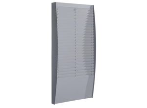 3660141170191 - Paperflow Sortiertafel 2 x 25 Fächer HxBxT 1120 x 544 x 129 mm alusilber
