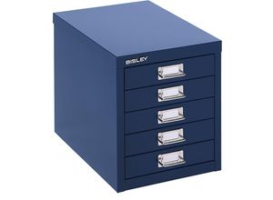 5020073339925 - BISLEY MultiDrawer™ 39er Serie DIN A4 5 Schubladen oxfordblau