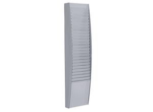 3660141170160 - Paperflow Sortiertafel 1 x 25 Fächer HxBxT 1120 x 273 x 129 mm alusilber