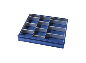 4040376920294 - Schubladeneinteilung 2 Trennwände 9 Steckwände für Schubladenhöhe 60 + 90 mm RAU