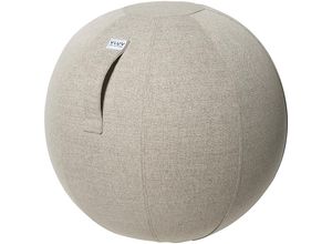 4260534591252 - VLUV SOVA Sitzball Stoffbezug in Naturtönen 600 - 650 mm aschgrau