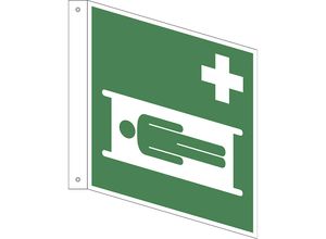 4061466027808 - Rettungszeichen Erste Hilfe VE 10 Stk Kunststoff Nasenschild 150 x 150 mm